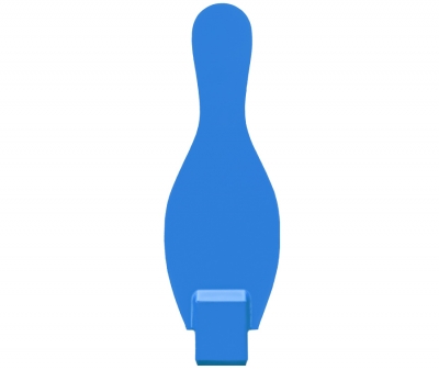 Bowling pin target board